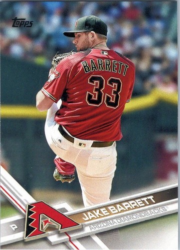 2017 Topps #51 Jake Barrett Arizona Diamondbacks | eBay