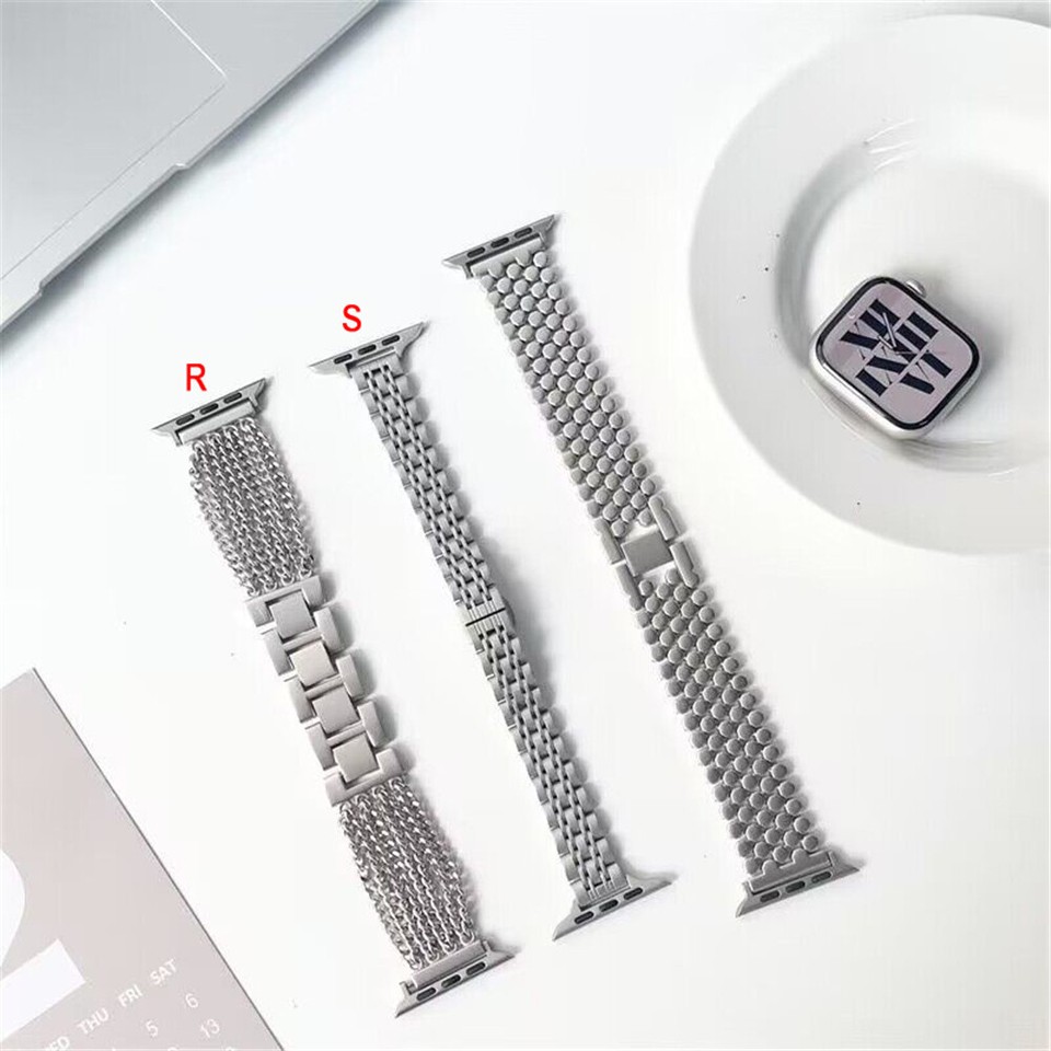 Starlight Metal Bracelet Strap for Apple Watch 11 10 9 8 7 6 SE 41/45 ...