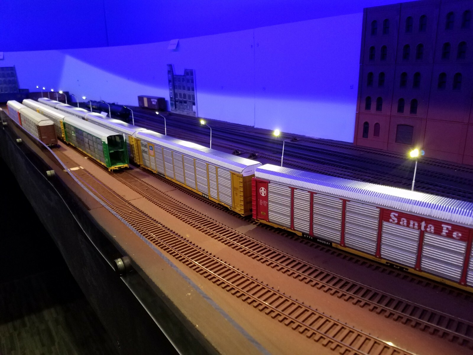 4pcs with Resistors Model Railroad Train LED Dual Lamp Post Street ...