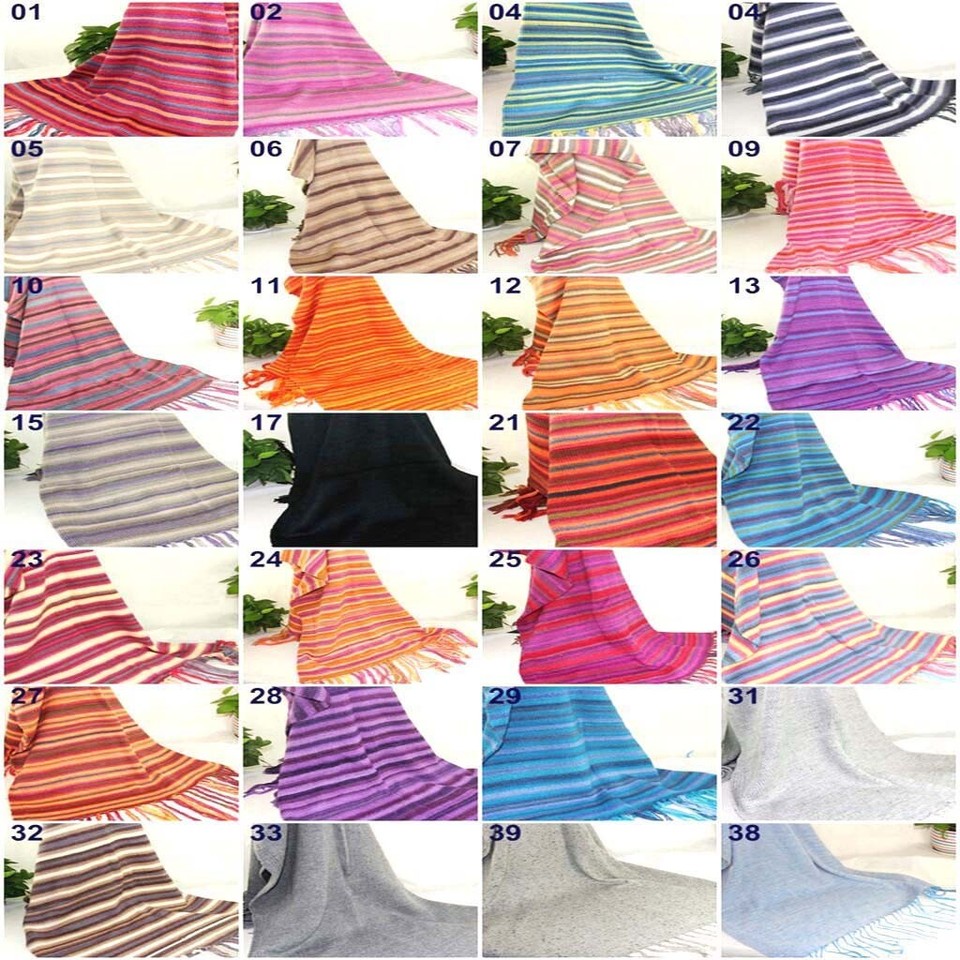 Sale NEW 500g Cone Yarn Chunky Shawl Scarf Hand Knitting Rainbow Wool ...