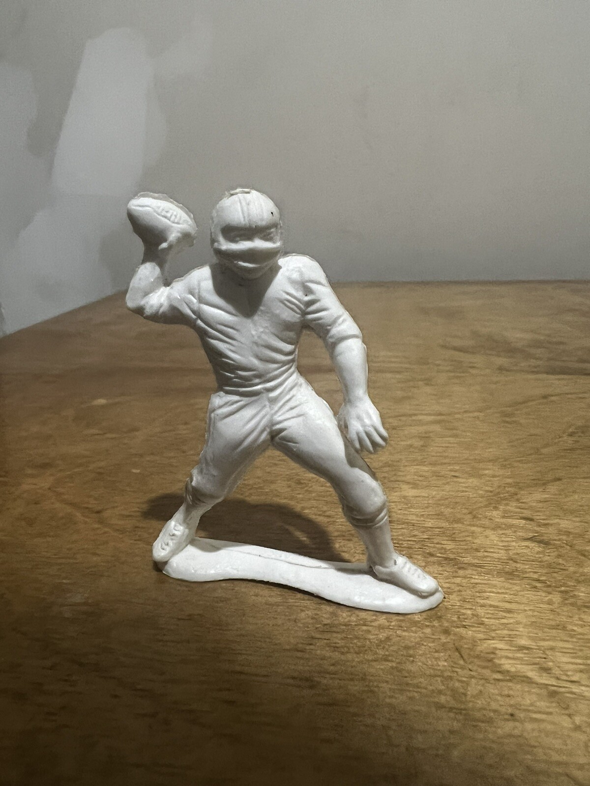 Vintage PAPCO White Plastic Quarterback Football Player Action Figure 2 ...