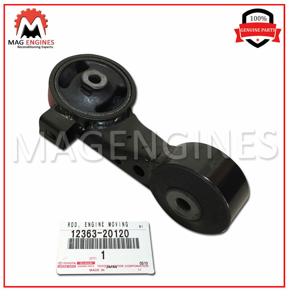 12363-20120 GENUINE OEM UPPER DOGBONE MOTOR MOUNT 1236320120 | eBay