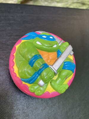 Vintage 1989 TMNT Leonardo Teenage Mutant Ninja Turtles Yo-Yo No String ...