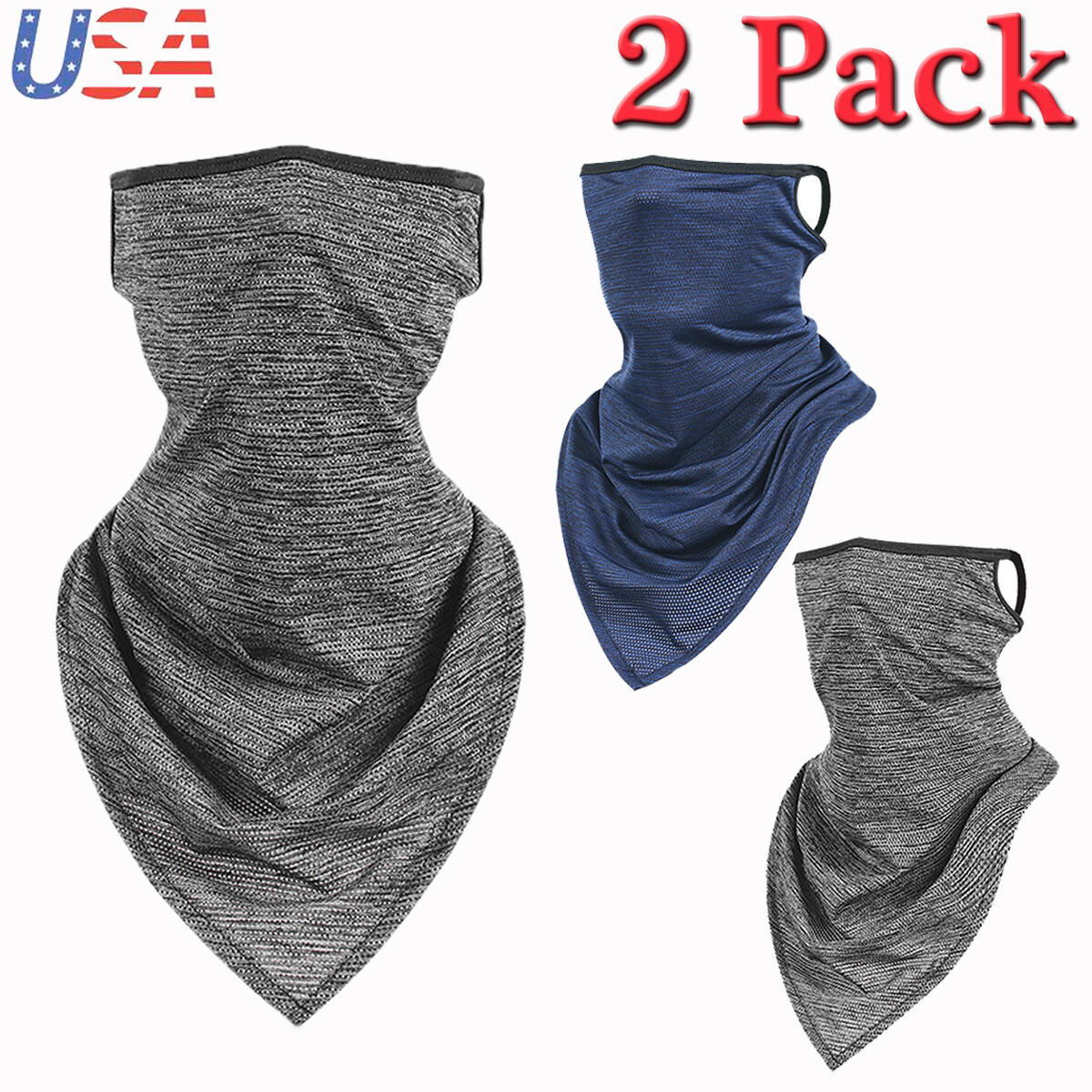 Popular brand 2 PACK Sun Shield Face Mask Cooling Neck Gaiter Tube ...