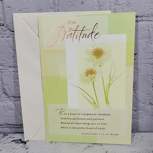 Dayspring Hallmark Greeting Card Thank You Gratitude Christian Bible ...