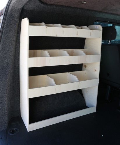 VW Transporter Kombi T5 & T6 SWB Van Racking Tool Storage Shelving NS ...