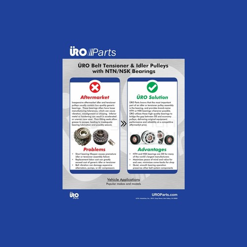 URO Accessory Drive Belt Tensioner 6112000570 | eBay