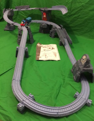 Thomas And Friends Daring Drop Blue Quarry Playset Motorized Train ...