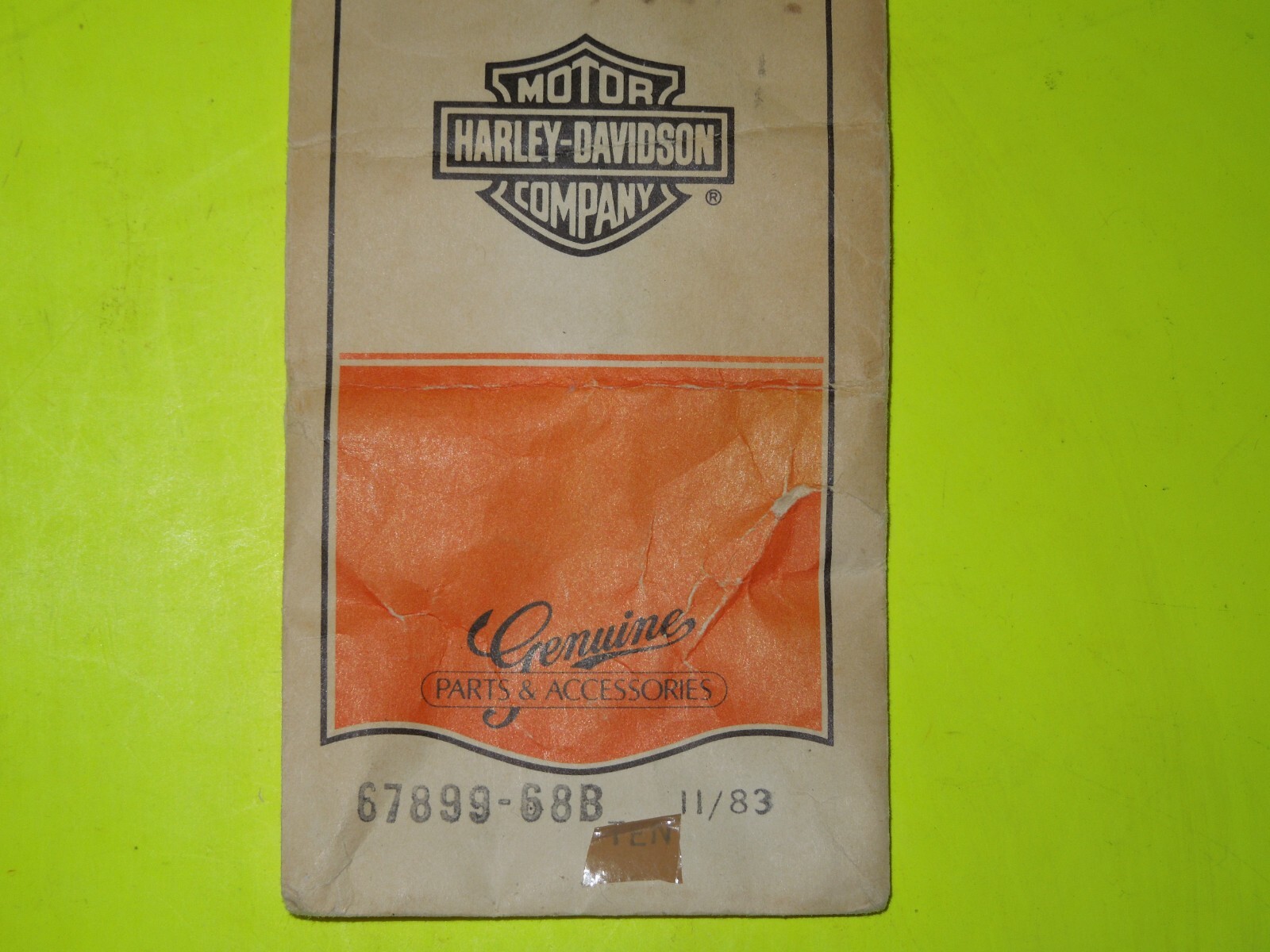 1 NOS OEM Harley Davidson Blue High Beam Lens P/N 67899-68B | eBay.de