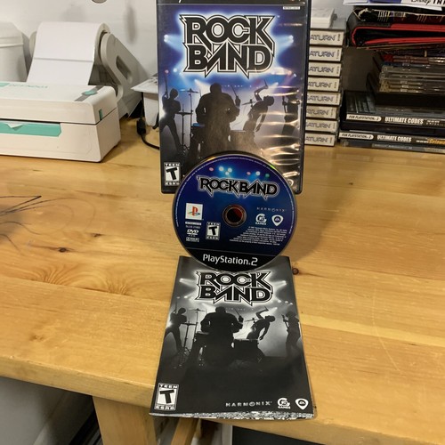 Rock Band PS2 Playstation 2 Music Video Game Black Label Complete More ...