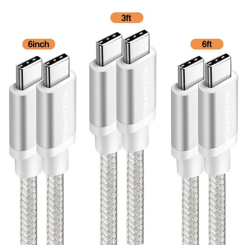 15cm/1M/2M USB C to Type-C Charger Cable Data Line For Huawei Macbook ...