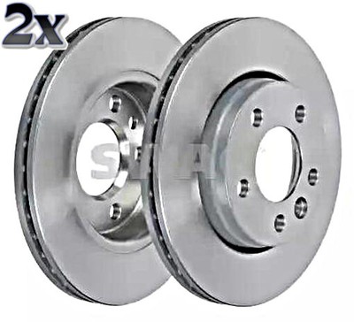 SWAG x2 pcs Brake Disc Rear For VW Multivan T5 T6 03-15 7E0615601D | eBay