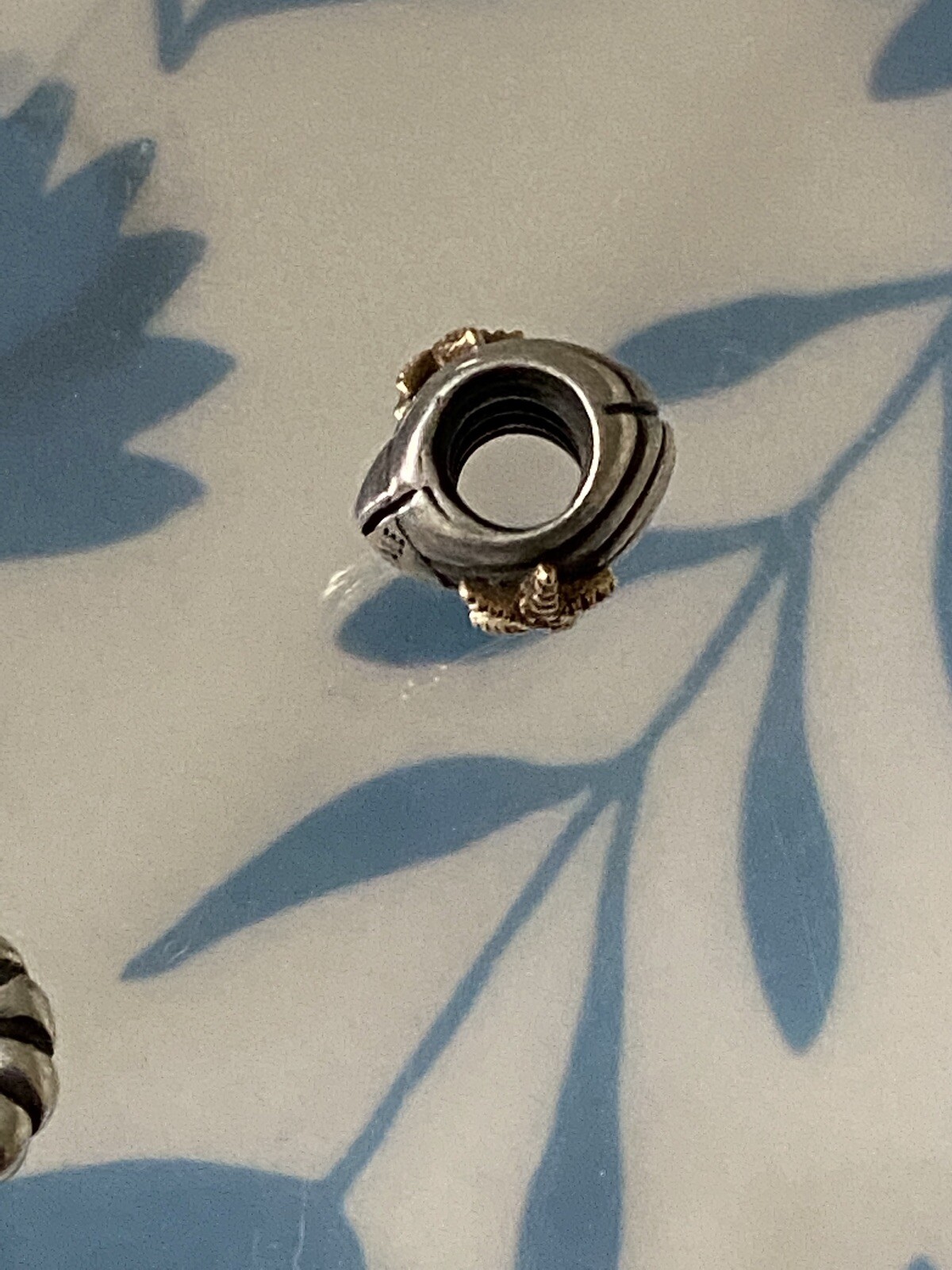 PANDORA ALE 2 Sided 925 CLAM SHELL 14k Gold Starfish … - Gem