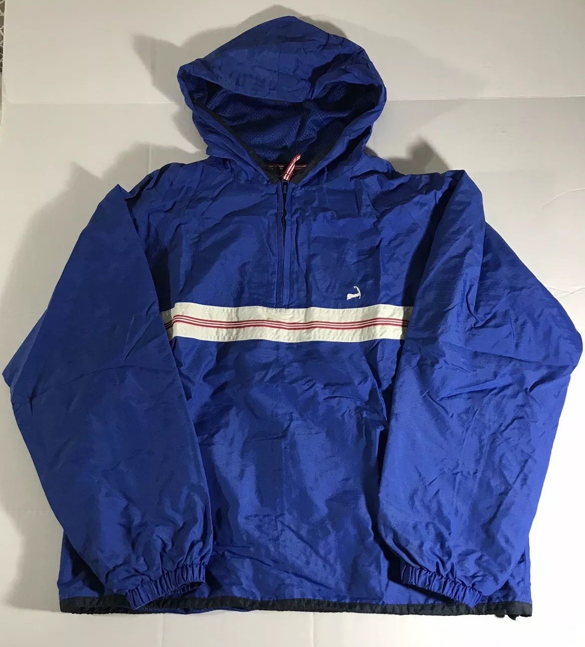 Cuffy's of Cape Cod Men’s Outerwear Jacket Sz Medium Nylon Blue Hood ...