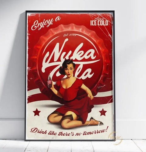 Nuka Cola Poster | Nuka World & Fallout 4 Wall Art 2 | eBay