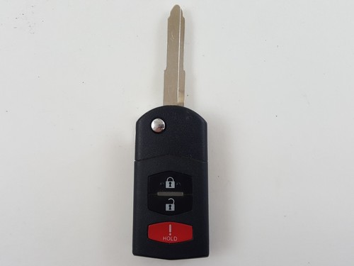 ORIGINAL MAZDA 06-15 OEM FLIP KEY LESS ENTRY REMOTE FOB UNCUT ...