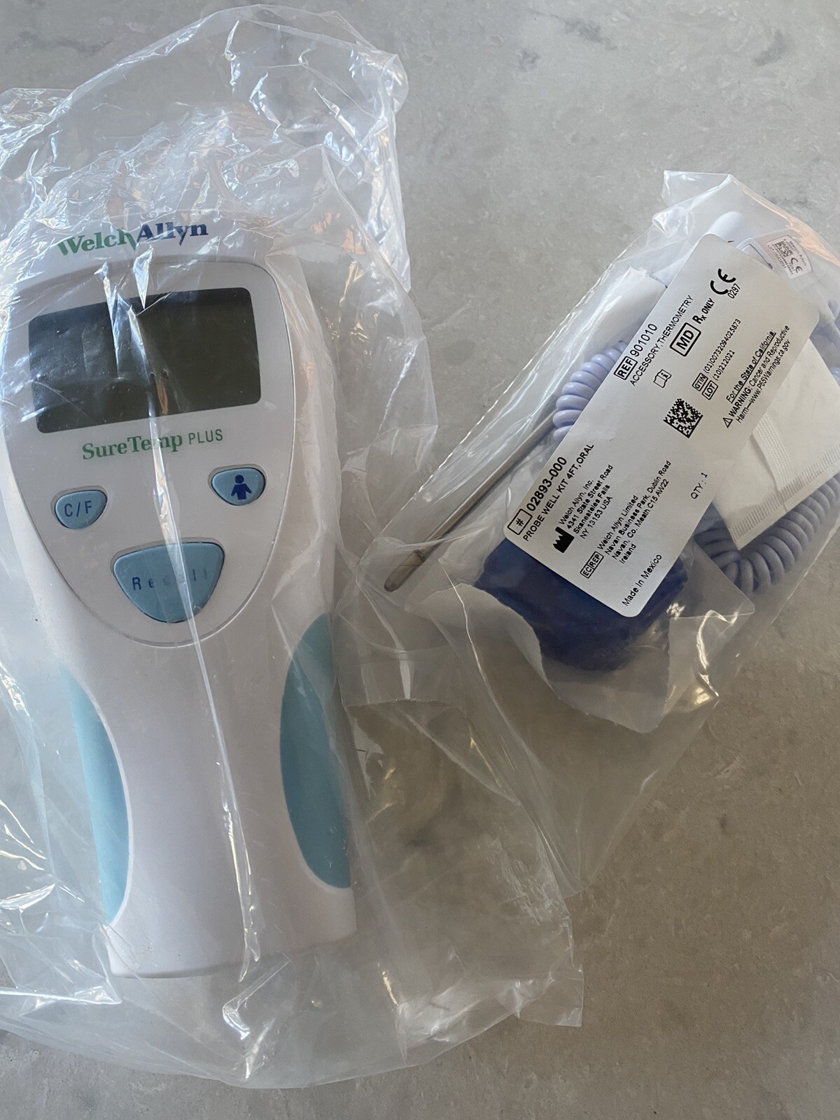 Welch Allyn SureTemp Plus 690 Electronic Thermometer with Oral Probe ...