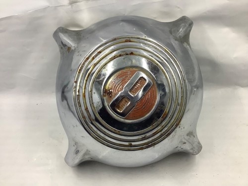 1949 1950 Ford V8 Bullet Nose Cone Grill Center Emblem Chrome OEM ...