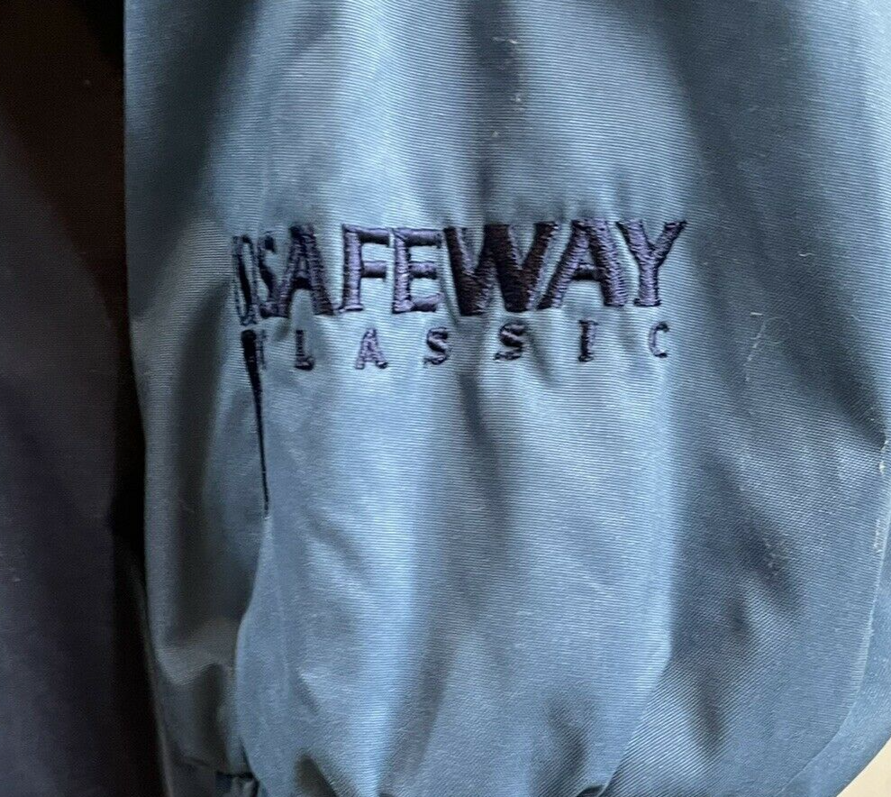 Nike Golf Clima-fit Men's Large Blue Jacket - Safeway Classic ...