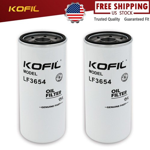 2PCS Replaces Fleetguard Lube Filter LF3654 Oil Filter For Volvo D13 | eBay