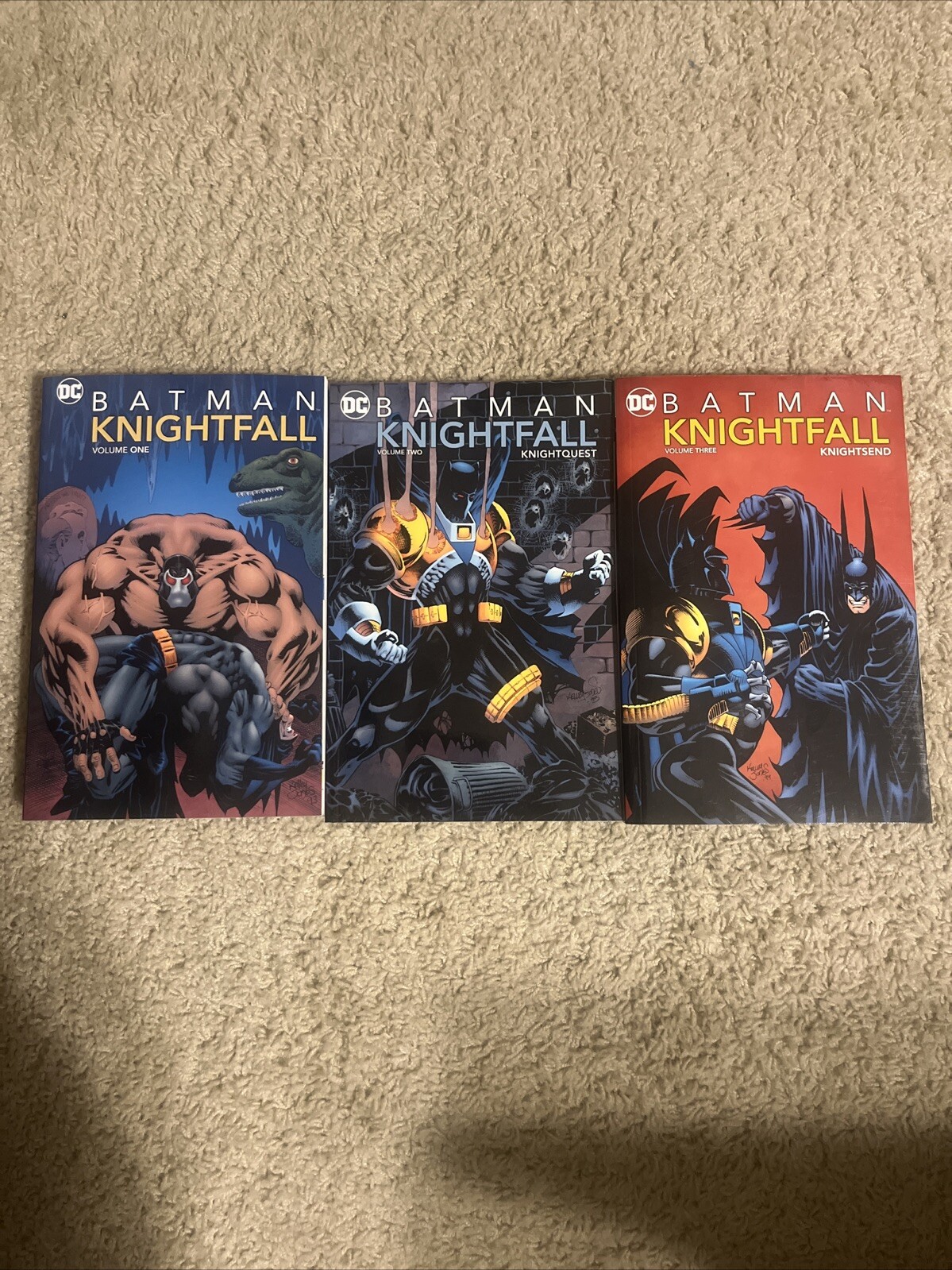 Batman: Knightfall Complete Collection TPB Vol 1 2 3 Lot Omnibus ...