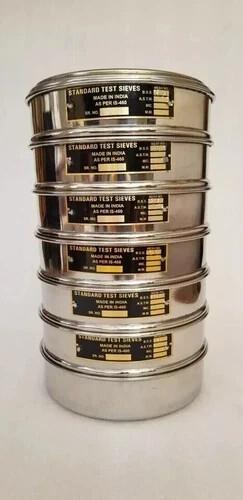 SS Sieves Heavy Gauge Standard Testing Set of 7 With Lid & Pan | eBay