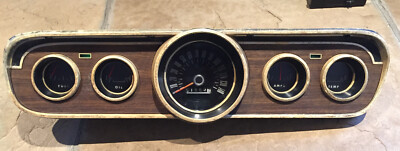 1965 Ford Mustang Instrument cluster-Deluxe/Pony/GT | eBay