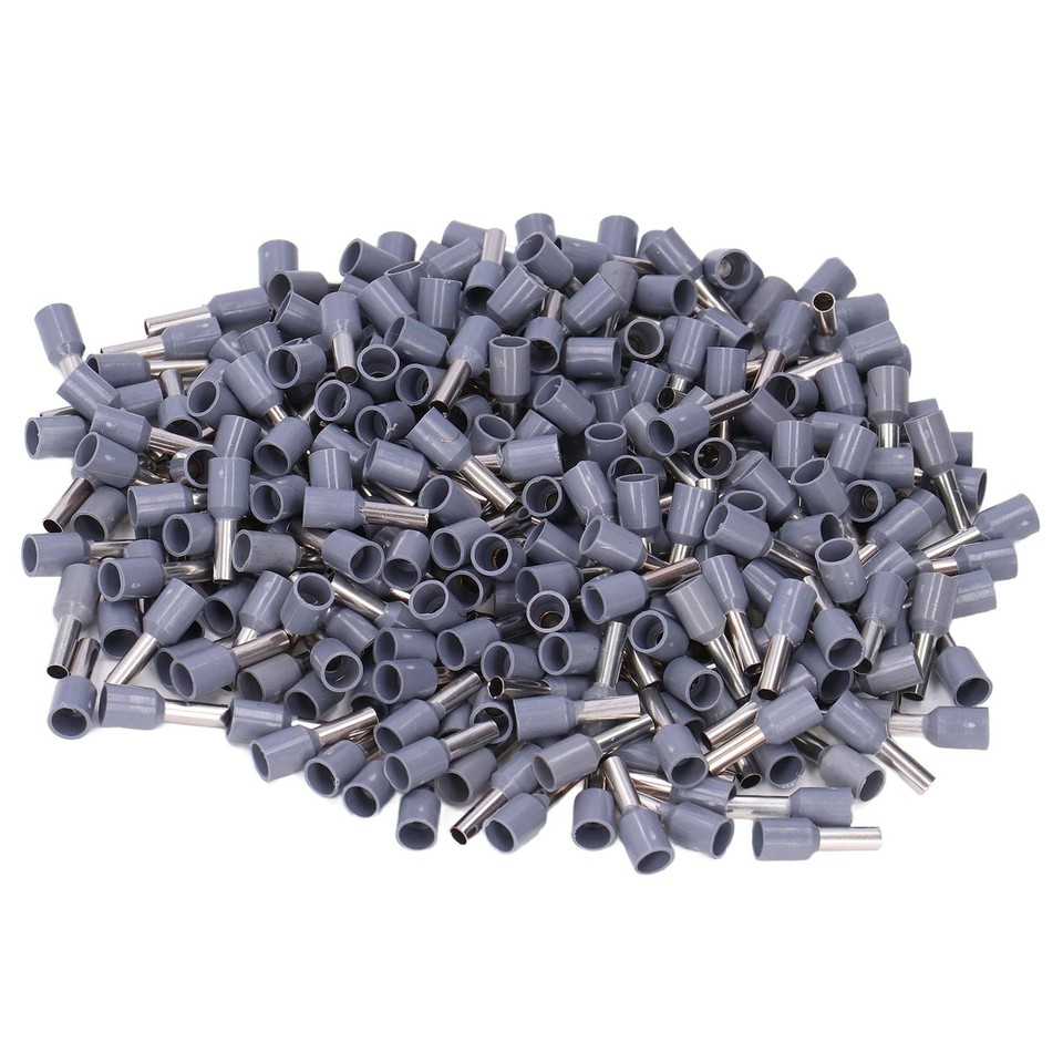 1000Pcs Insulated Crimp Pin Terminals 12 AWG Cord End Connectors Kit | eBay