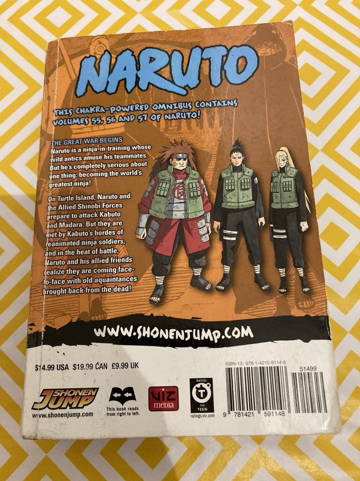 Naruto 3-In-1 Edition vol 19: Includes books 55 56 57 Masashi Kishimoto ...