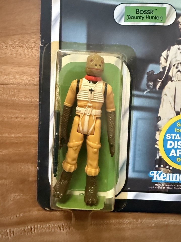 STAR WARS Vintage Kenner Empire Bossk Figure MOC Carded 45B TESB | eBay