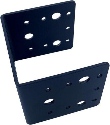 4 PCS Heavy Duty Steel Half Post Base Fit 4x4 Post Anchor Connector ...