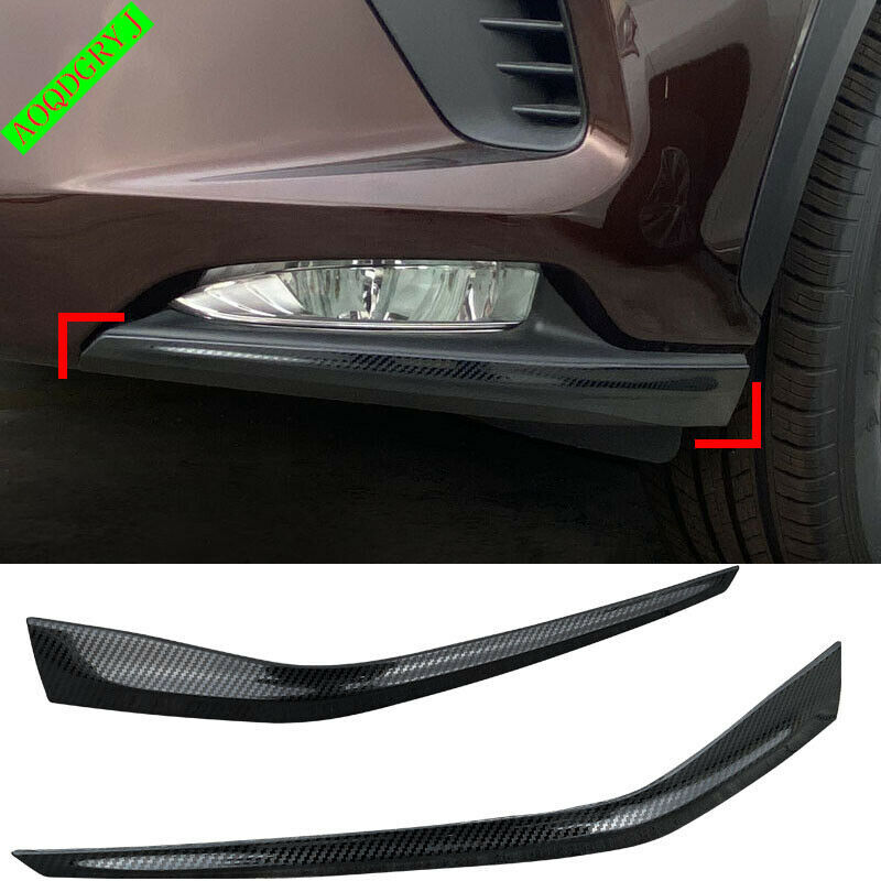For Lexus NX200T 300H 2018-2021 Carbon Front Bumper Lip Corner Guard ...