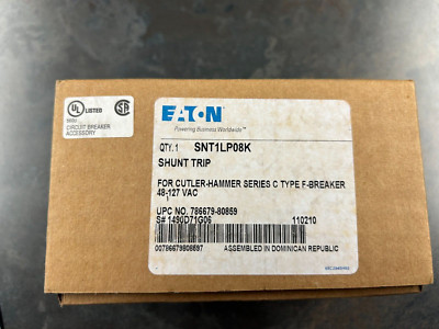 NEW EATON CUTLER HAMMER SHUNT TRIP SNT1LP08K | eBay