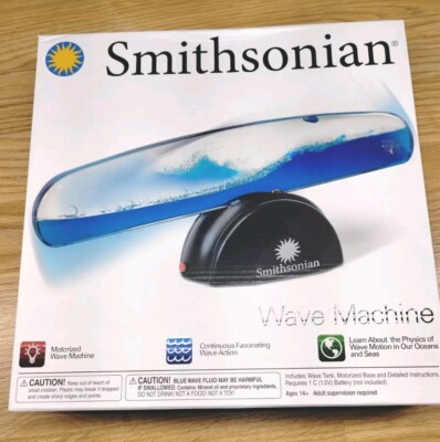 Smithsonian Wave Machine Motorized Simulates Wave Motion Brand New ...
