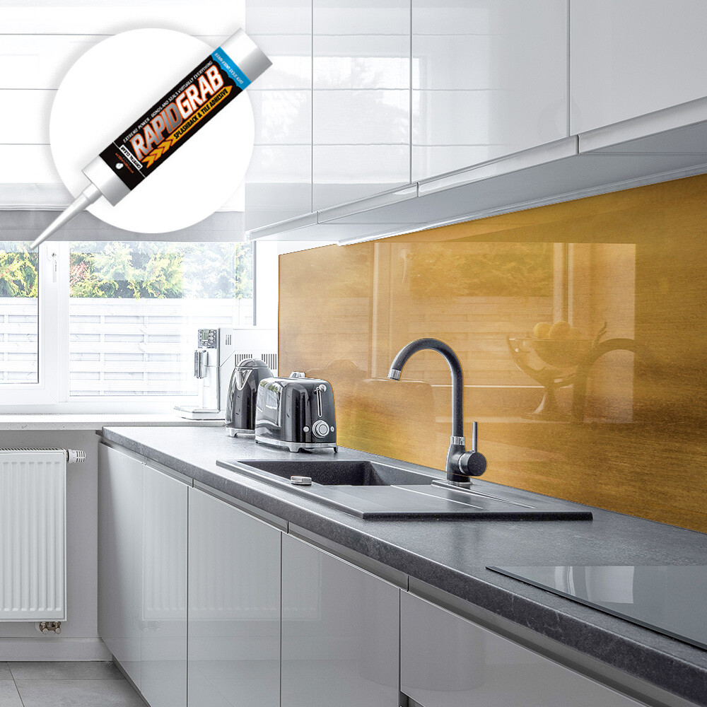 Premier Range Acrylic Splashbacks Antique Gold and Accessories | eBay