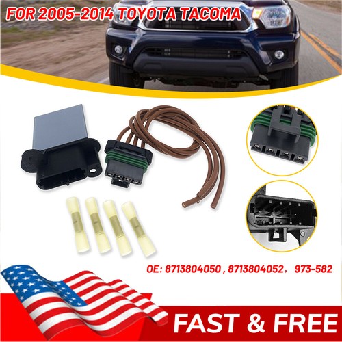 For 05-14 Toyota Tacoma Blower Motor Resistor Kit w/ Harness 8713804050 ...