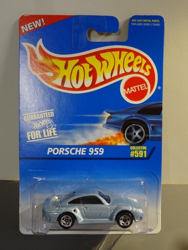 HOT WHEELS #591 - BLUE - PORSCHE 959 | eBay