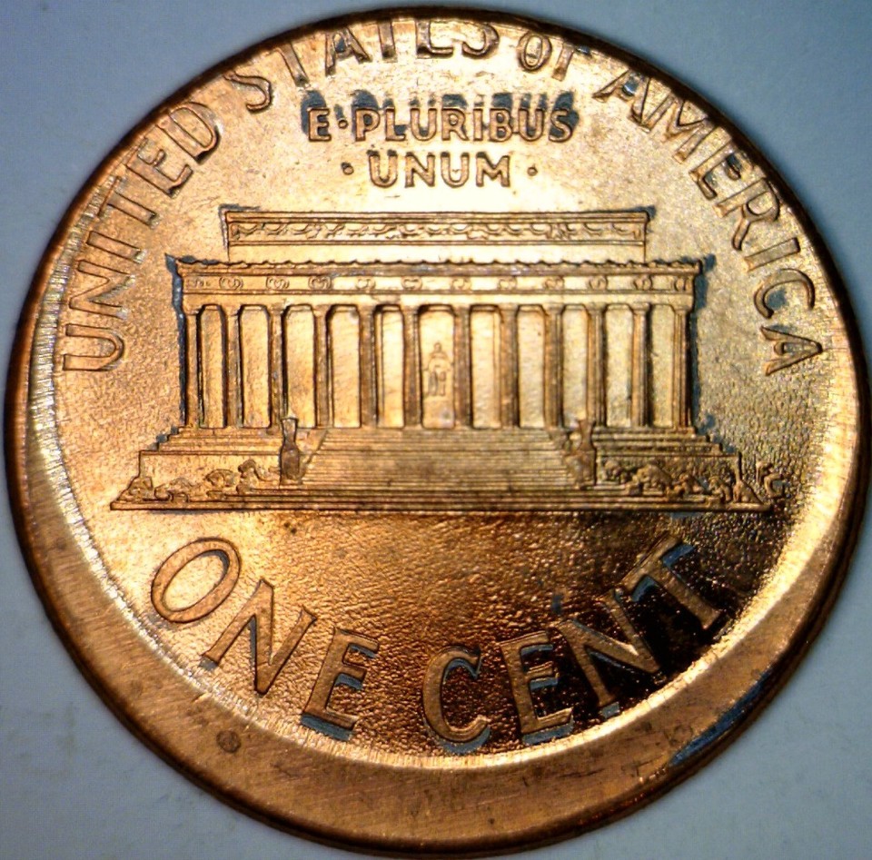 2001 ERROR OFF CENTER Lincoln Cent NICE CH BU + RED O/C Coin FREE SHIP ...
