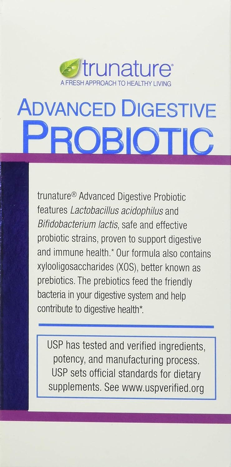 trunature Advanced Digestive Probiotic, 100 Capsules 96619335695 | eBay