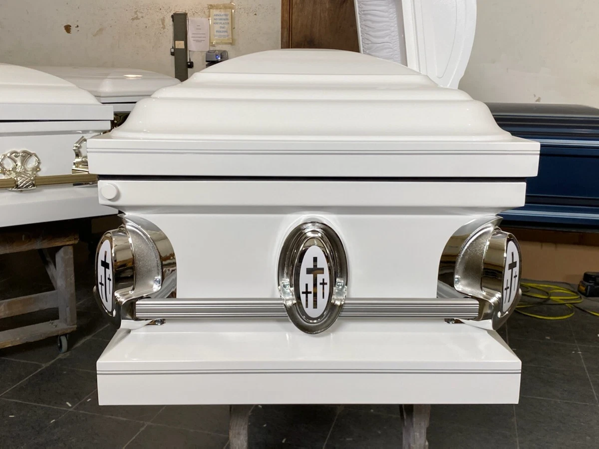 White Funeral Caskets