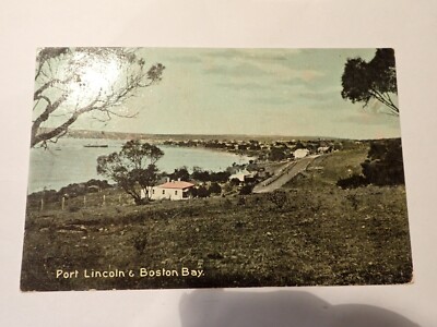 POSTCARD PORT LINCOLN & BOSTON BAY SOUTH AUSTRALIA c1910 | eBay