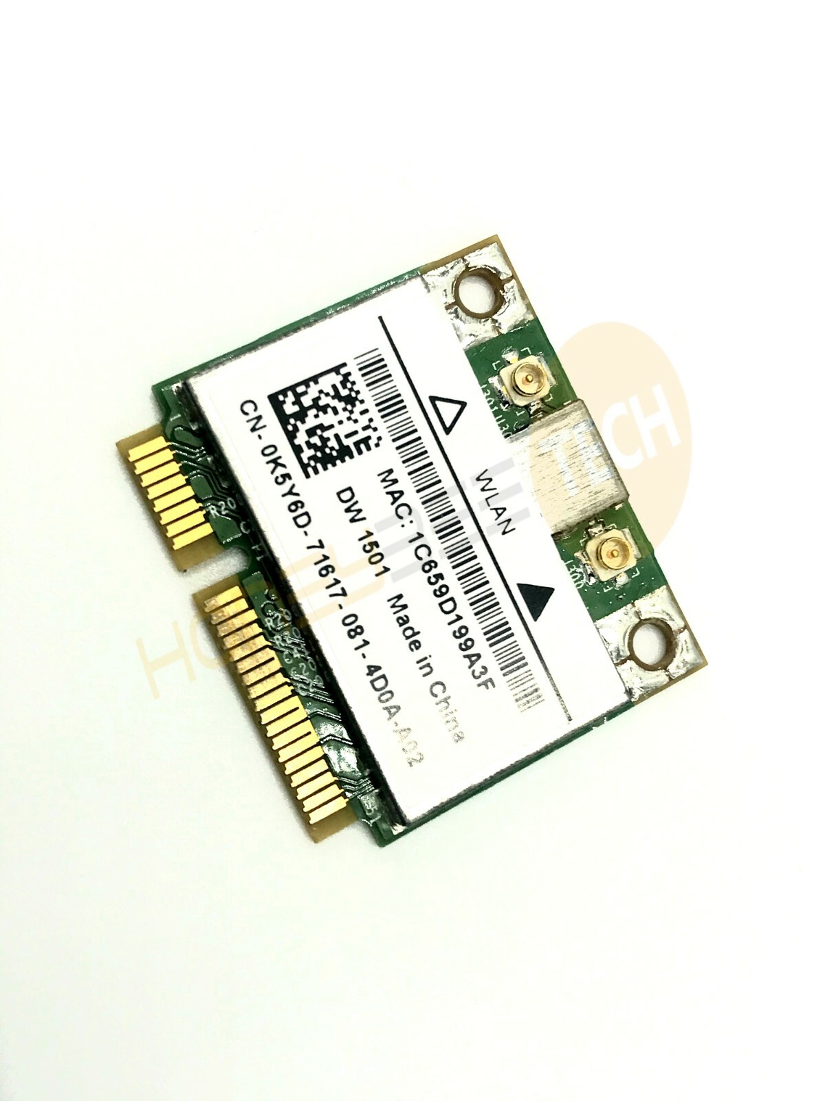 GENUINE DELL LATITUDE E6420 WIRELESS CARD DW1501 HALF MINI CARD K5Y6D ...