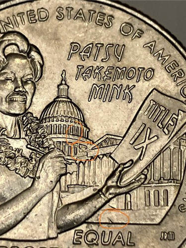 RARE Patsy Takemoto Mink 2024-P Quarter MULTIPLE ERRORS - See Photos | eBay