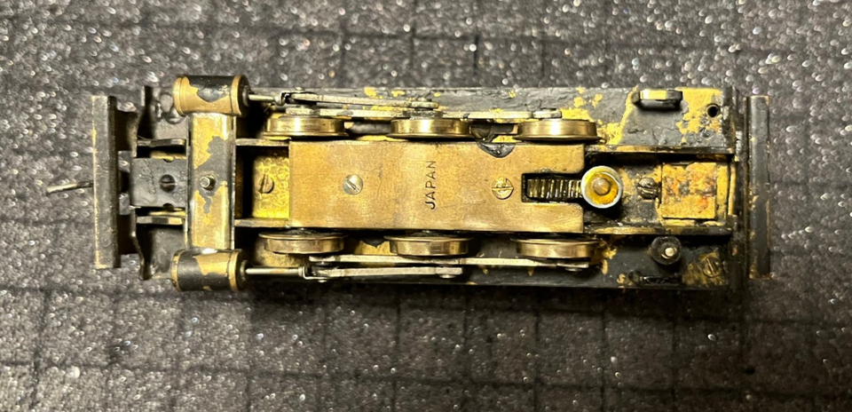 HO Brass - 0-6-0T Tank Engine Made in Japan, Runs Good Lighted No Box ...