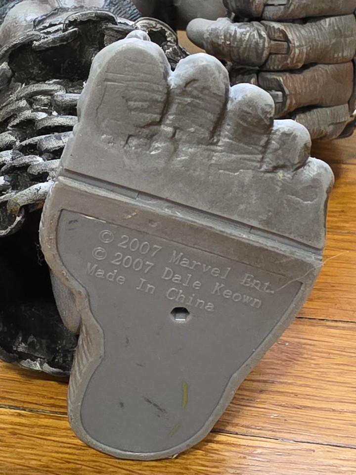 2007 Marvel Legendary Heroes Series PITT figure Complete BAF 10 inch no ...