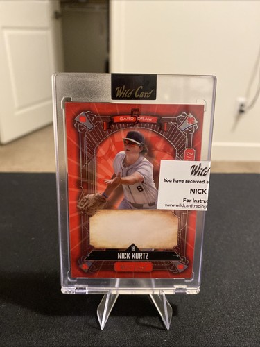 Nick Kurtz Auto Redemption 1/2 Wild Card 5 Card Draw | eBay
