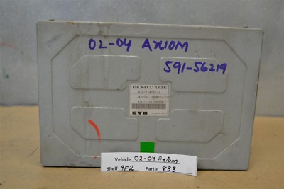2002-2004 Isuzu Axiom Suspension Control 8972542311 Module 33 9F2 | eBay