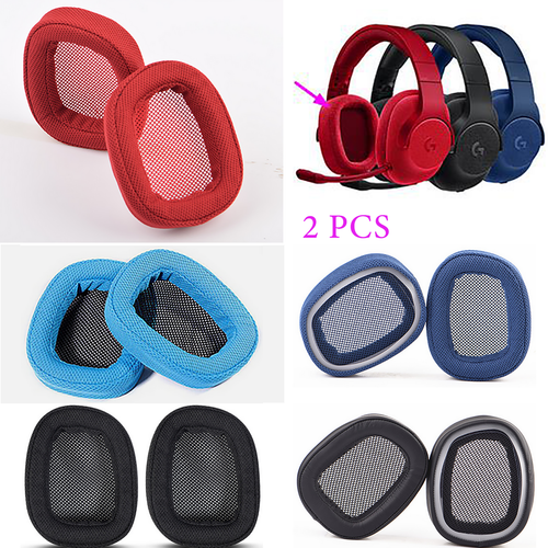 For Logitech G433 G233 G-pro G533 G231 G331 Headset 2 PCS Ear Pads ...