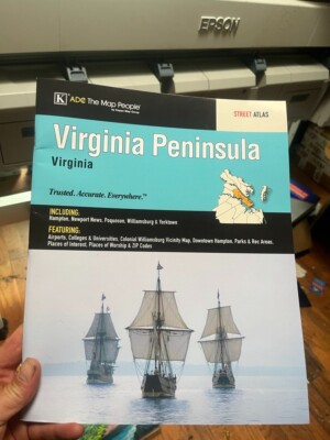 Virginia Peninsula ADC Street Atlas Rare Final Edition | eBay