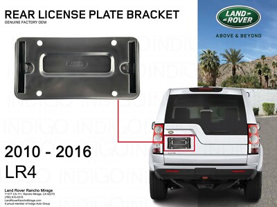 2010-2016 LAND ROVER LR4 OEM Rear License Plate Holder Mounting LR4 ...